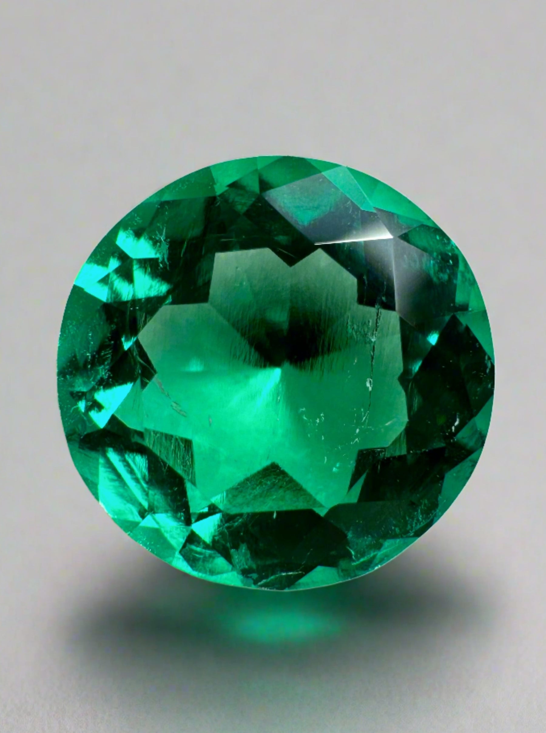 Round Cut Loose Emerald Natural Real Gemstones